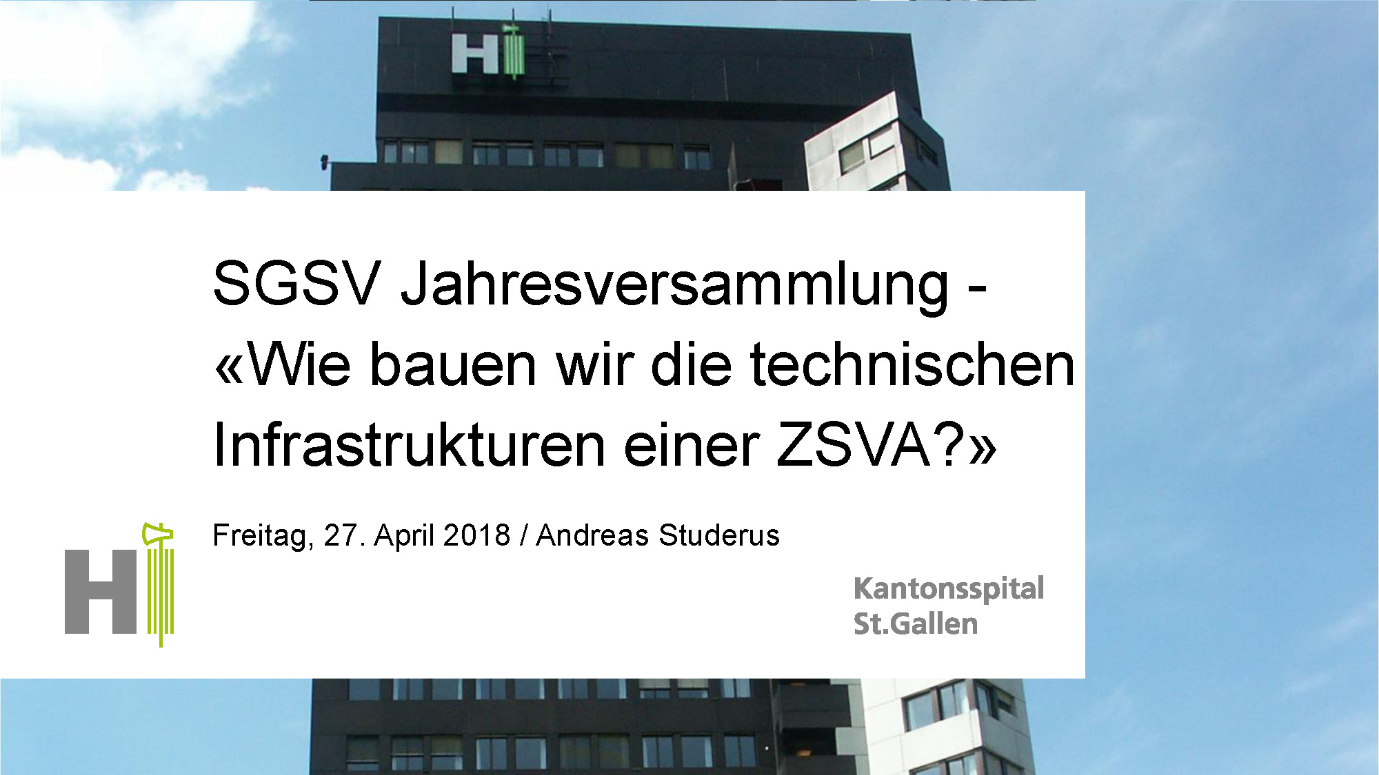 Wie bauen wir die technischen Infrastrukturen einer ZSVA? - sssh