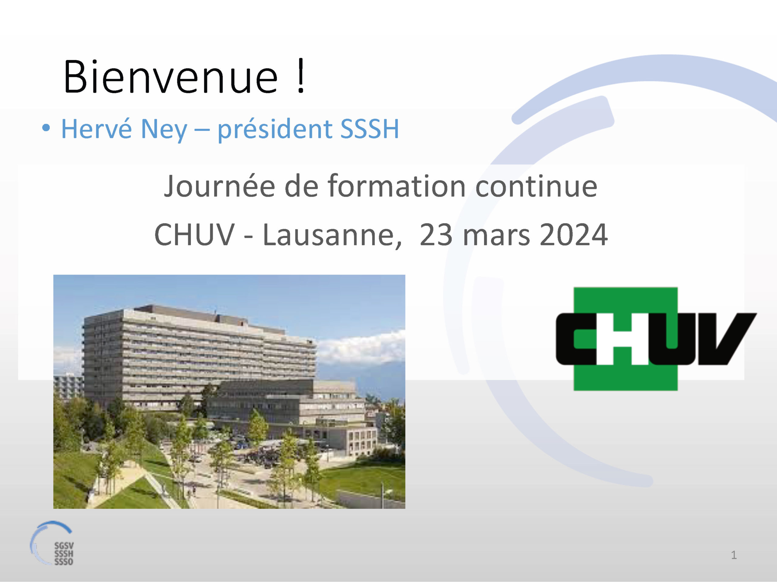 1. Bienvenue! - sssh
